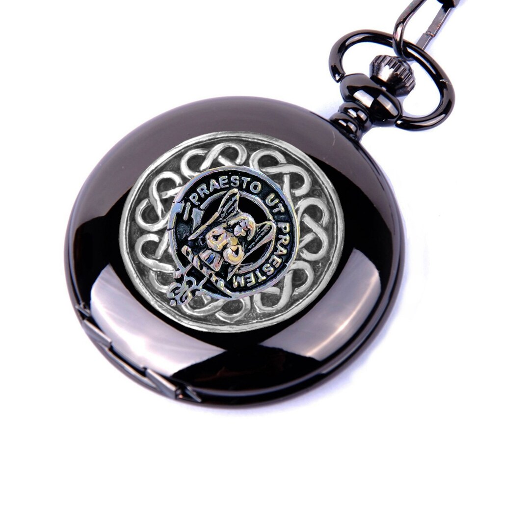 Preston Scottish Clan Crest Pocket Watch - Etsy