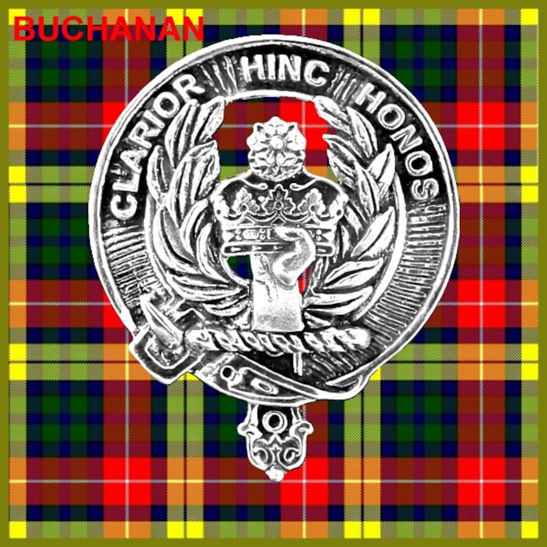 Buchanan Clan Crest Scottish Cap Badge CB02 - Etsy