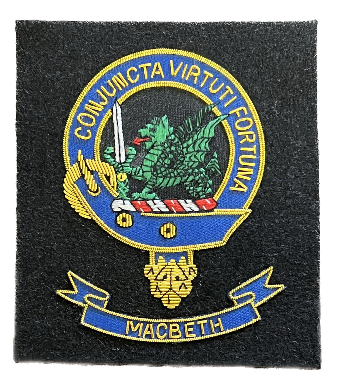 Macbeth Scottish Clan Embroidered Crest - Etsy
