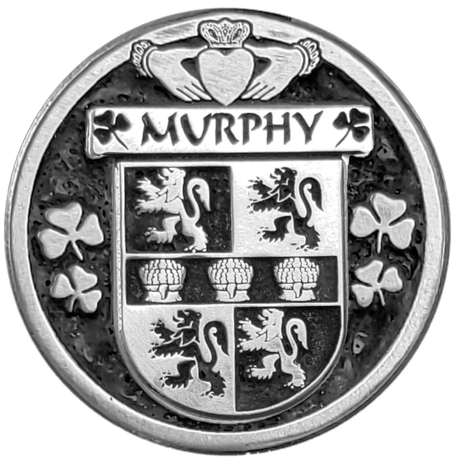 Murphy Irish Coat of Arms Dress Fur Sporran - Etsy UK