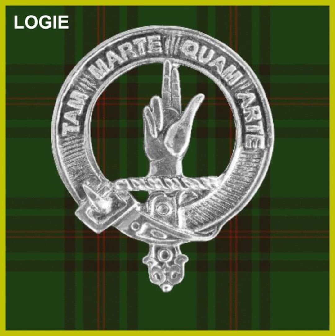Logie Clan Crest Scottish Cap Badge CB02 - Etsy
