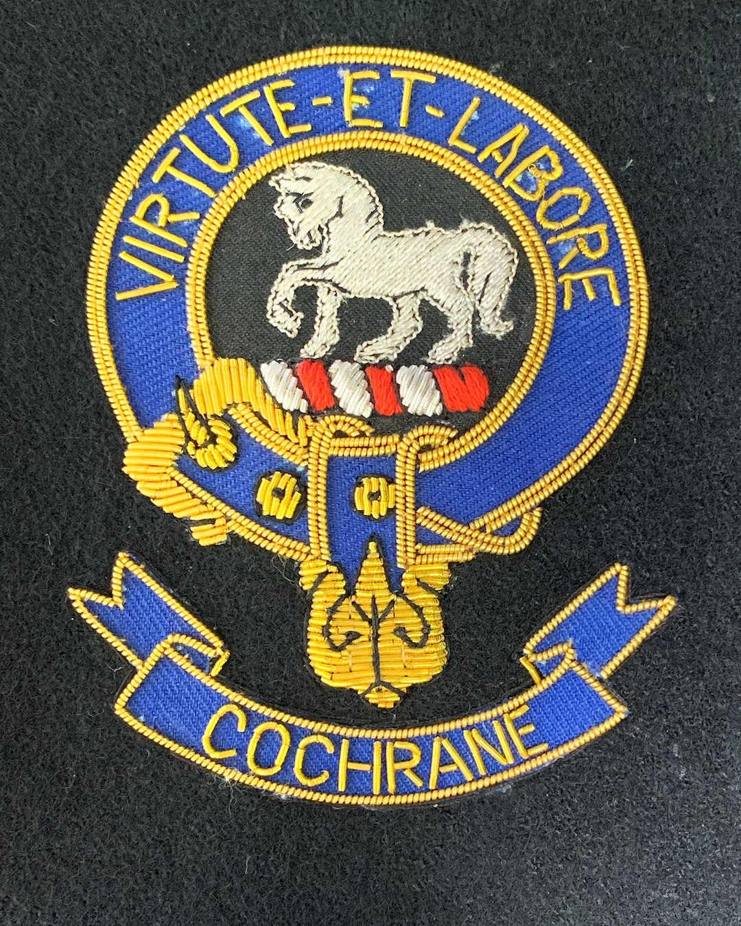 Cochrane Scottish Clan Embroidered Crest - Etsy