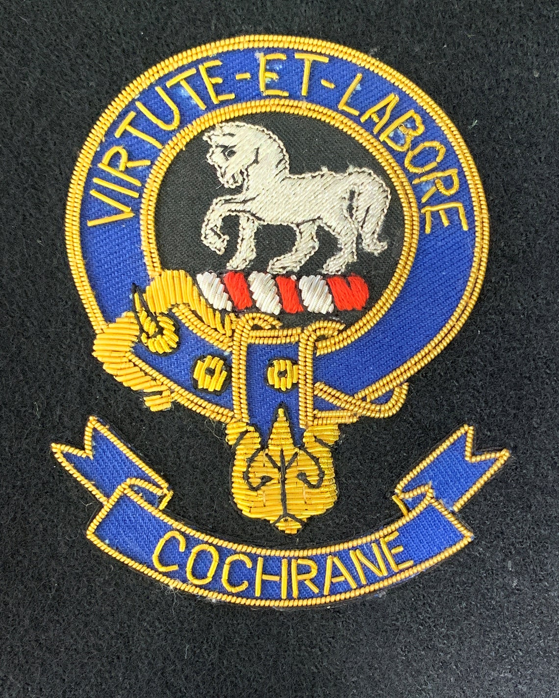 Cochrane Scottish Clan Embroidered Crest | Etsy