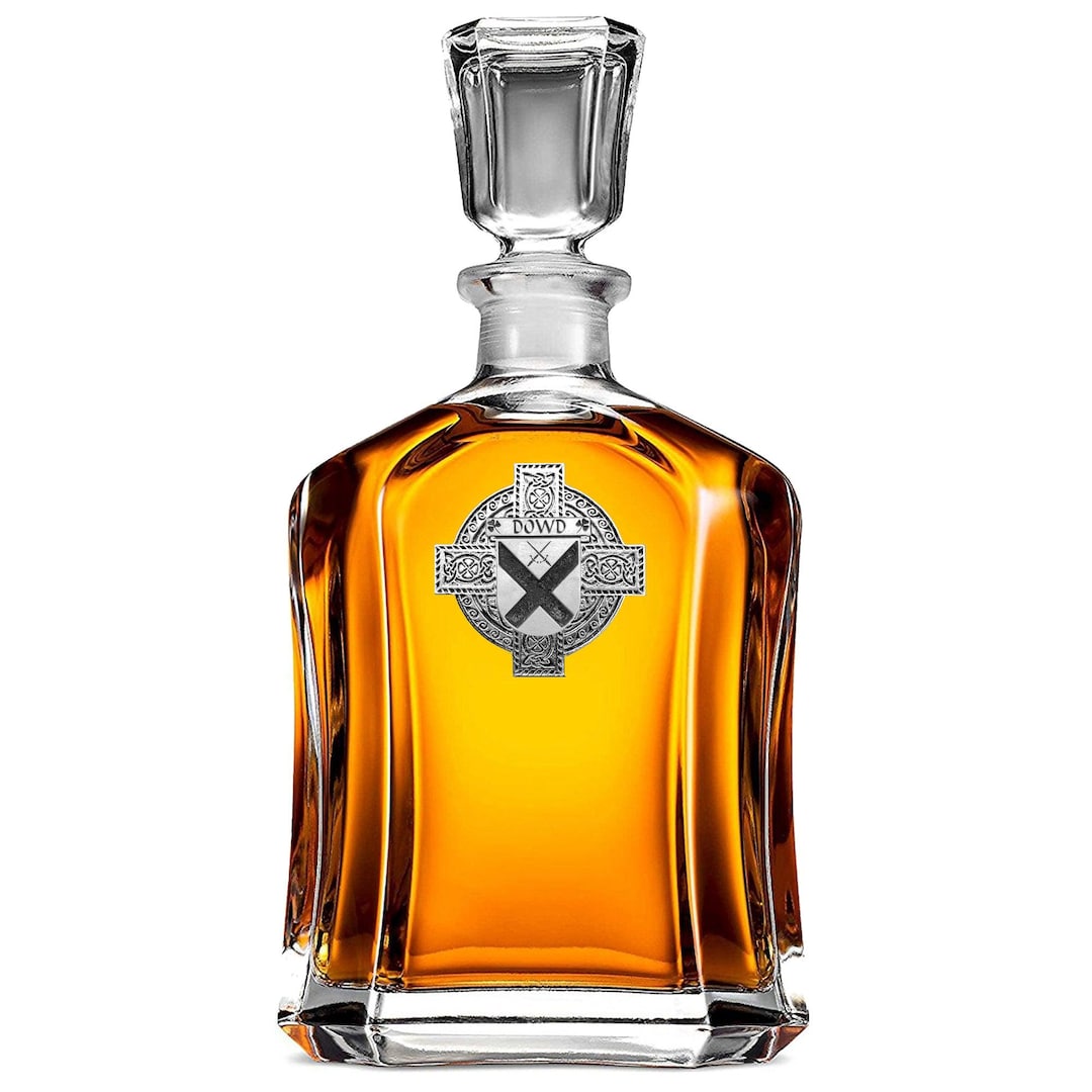 Dowd Irish Dublin Coat of Arms Badge Decanter - Etsy