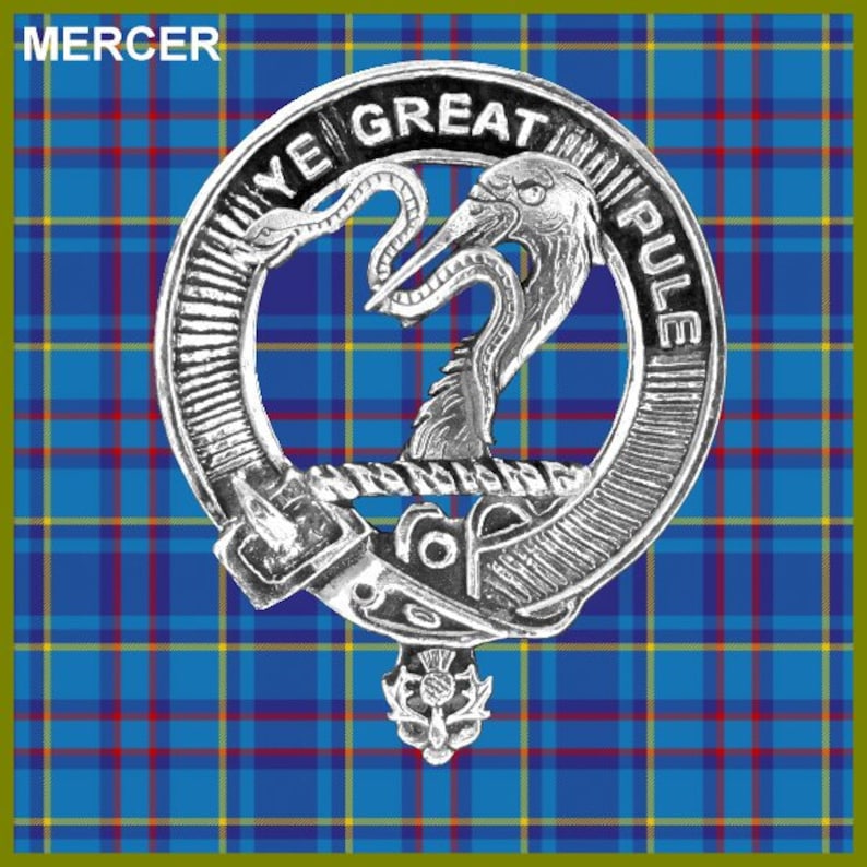 Mercer Clan Crest Scottish Cap Badge Sterling Silver CB02 - Etsy