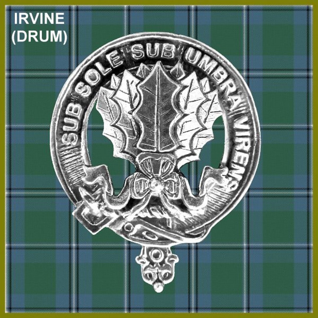 Irvine Drum Clan Crest Scottish Cap Badge CB02 - Etsy
