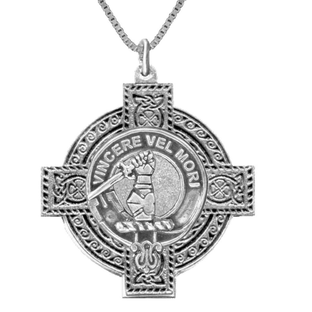 Macneill Gigha & Colonsay Clan Crest Celtic Cross Pendant Scottish ...