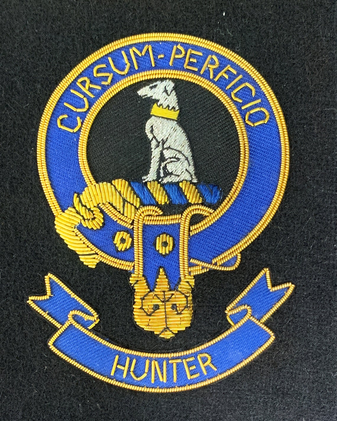 Hunter Scottish Clan Embroidered Crest - Etsy