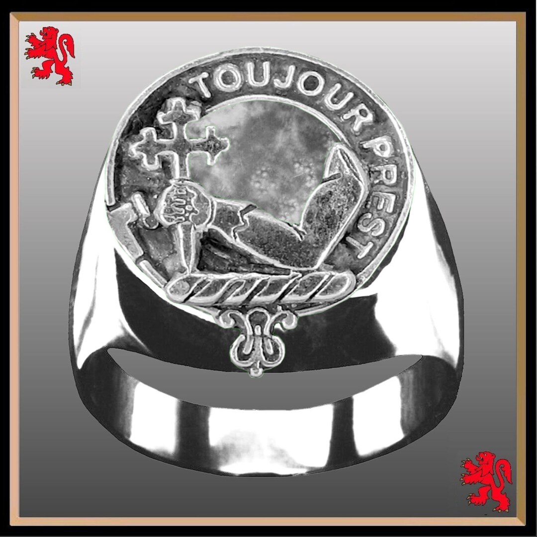 Macdonald Dunnyveg & the Glens Scottish Clan Crest Ring GC100 ...