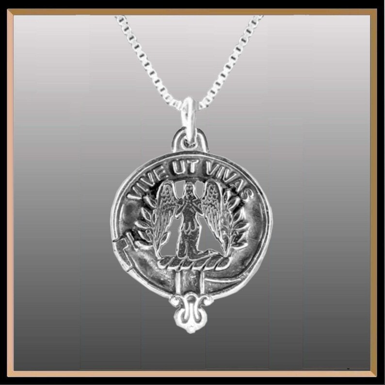 Falconer Clan Crest Scottish Pendant CLP02 - Etsy