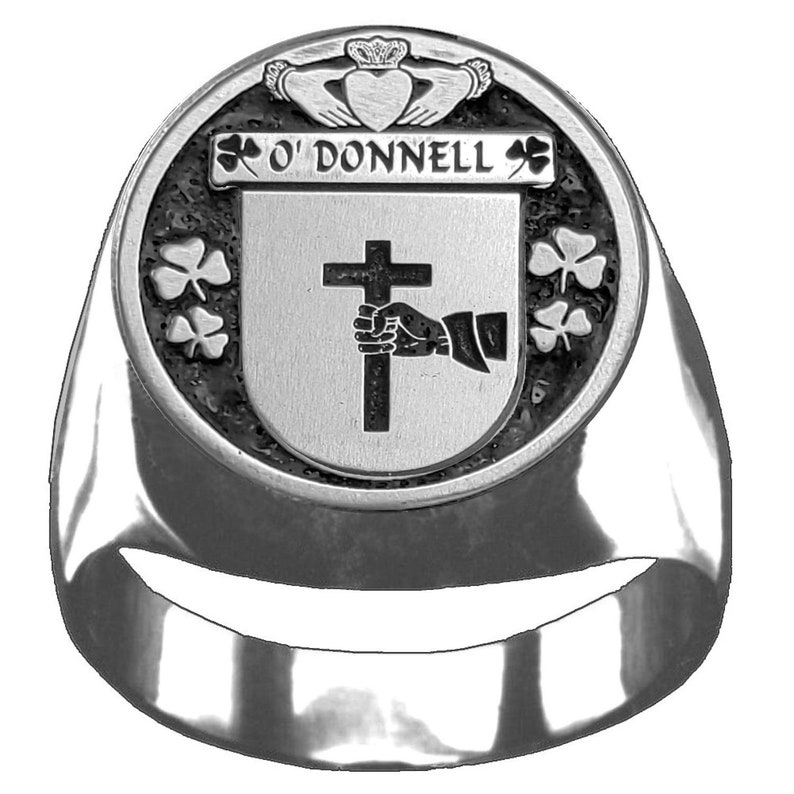 O'donnell Irish Coat of Arms Gents Ring IC100 - Etsy