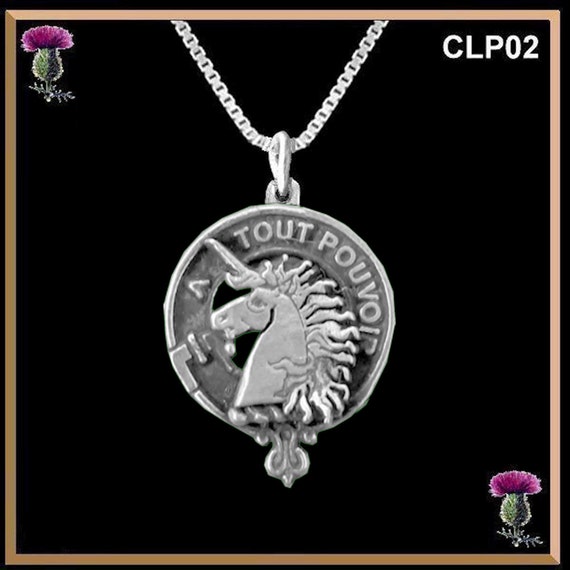 Oliphant Clan Crest Scottish Pendant CLP02 | Etsy