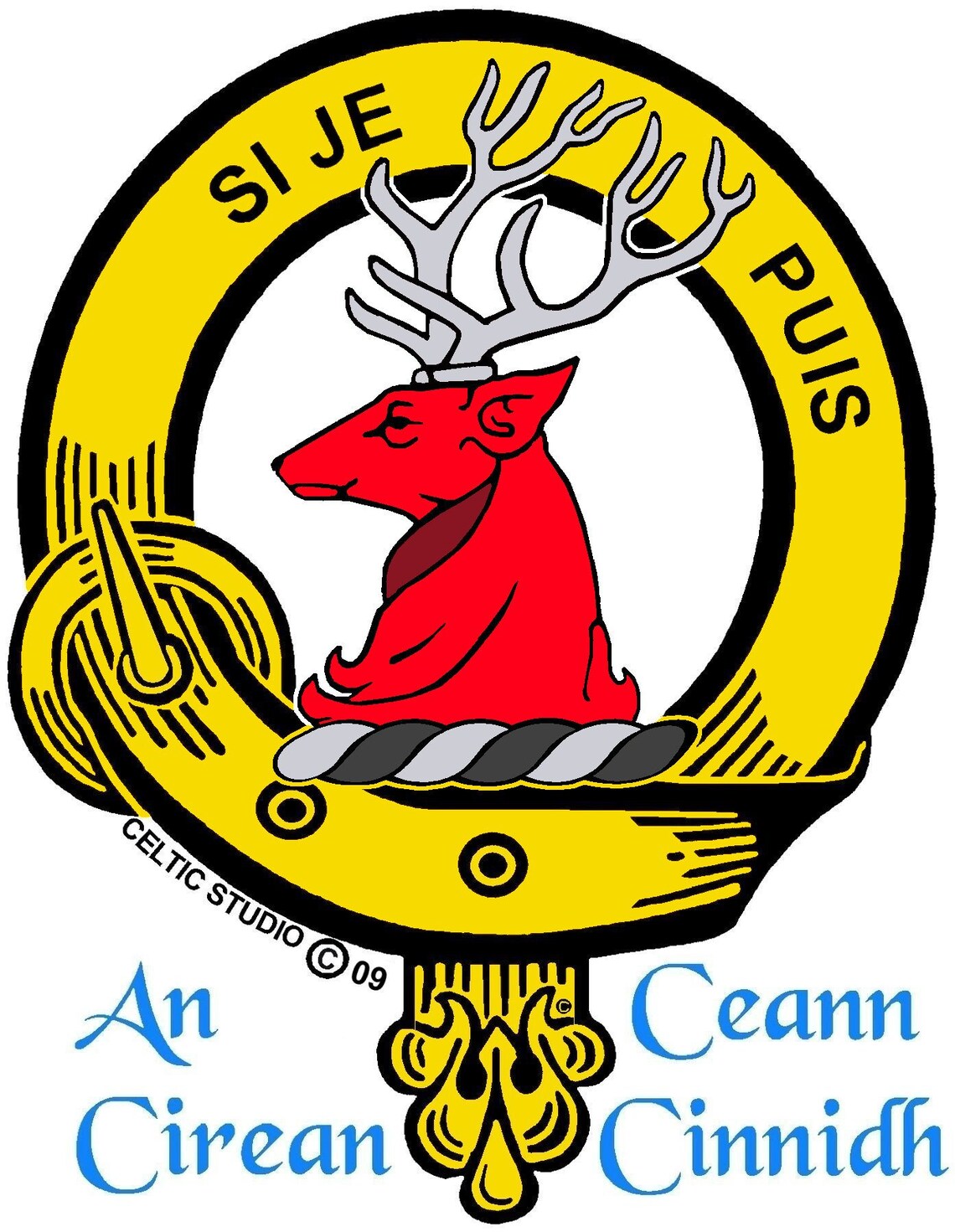 Colquhoun Clan Crest Scottish Cap Badge CB02 - Etsy