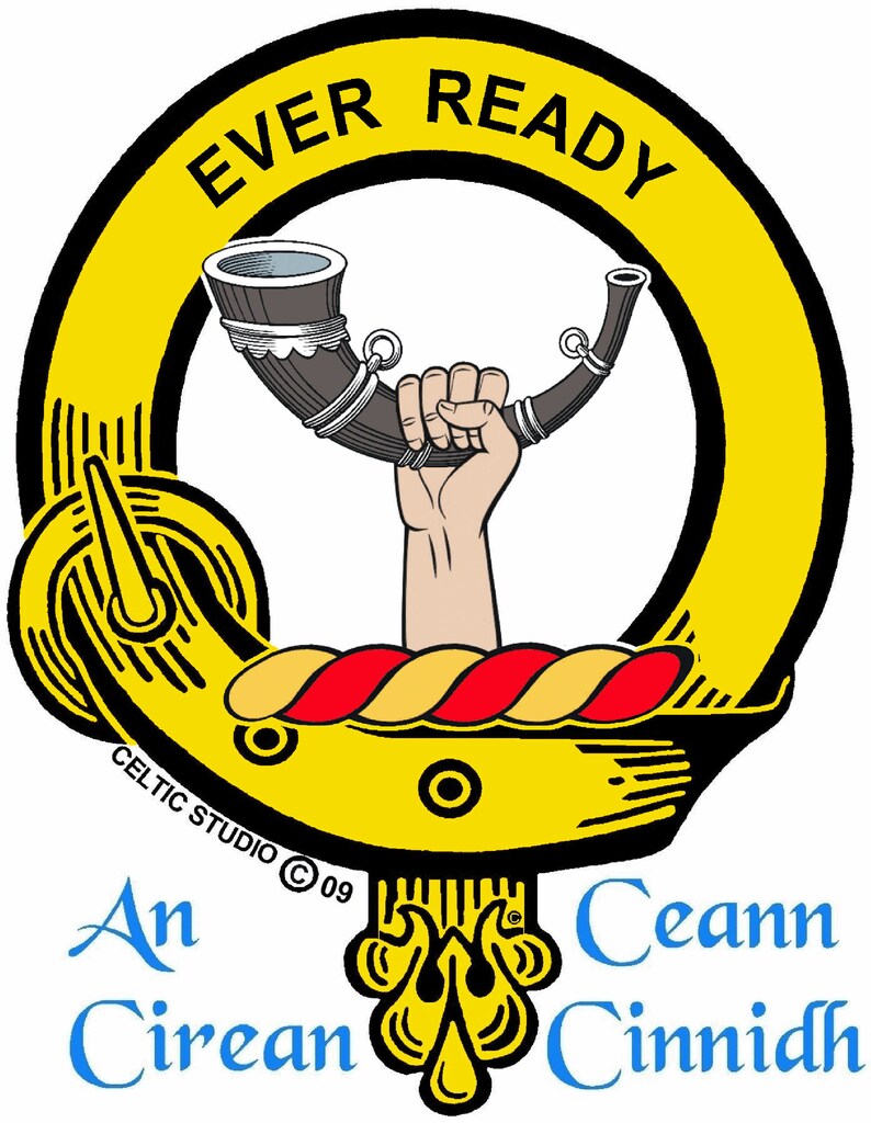 Burns Clan Crest Scottish Pendant CLP02 - Etsy