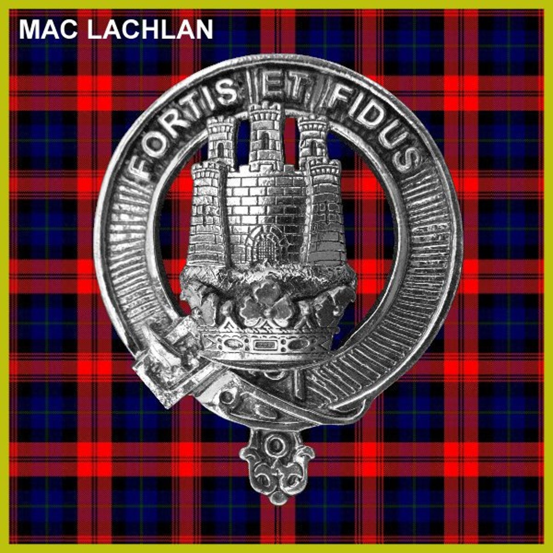 Maclachlan Clan Crest Scottish Cap Badge CB02 - Etsy