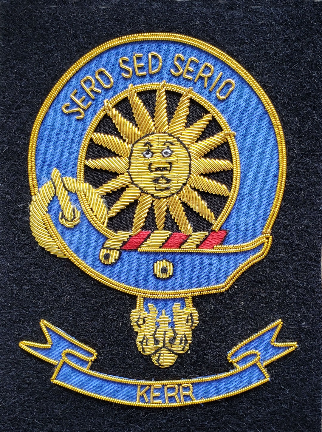 Kerr Scottish Clan Embroidered Crest - Etsy UK