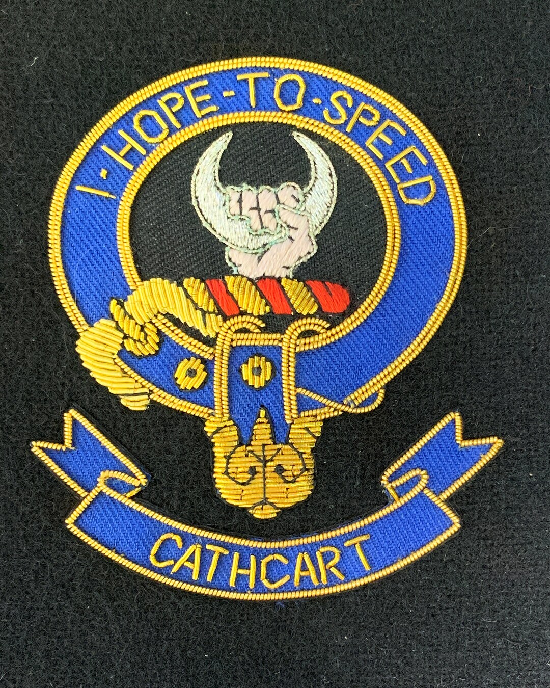 Cathcart Scottish Clan Embroidered Crest - Etsy