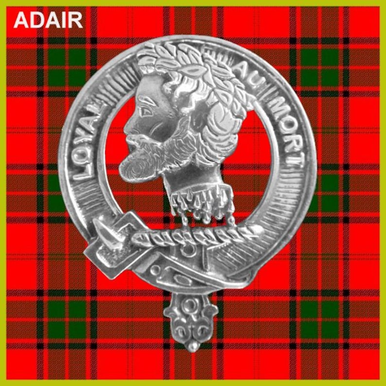 Adair Clan Crest Scottish Cap Badge CB02 - Etsy
