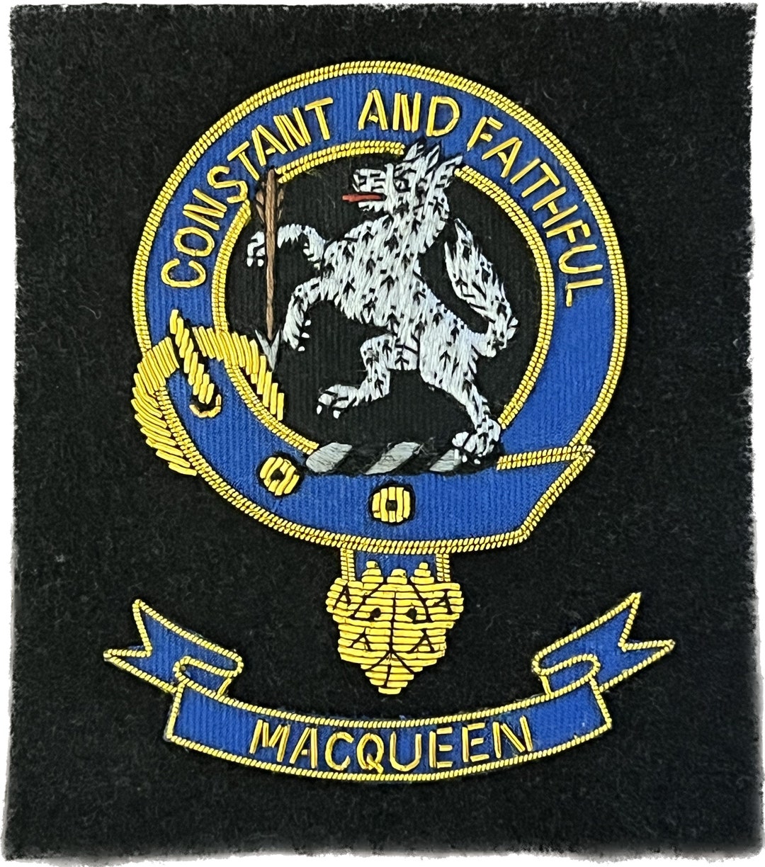 Macqueen Scottish Clan Embroidered Crest - Etsy