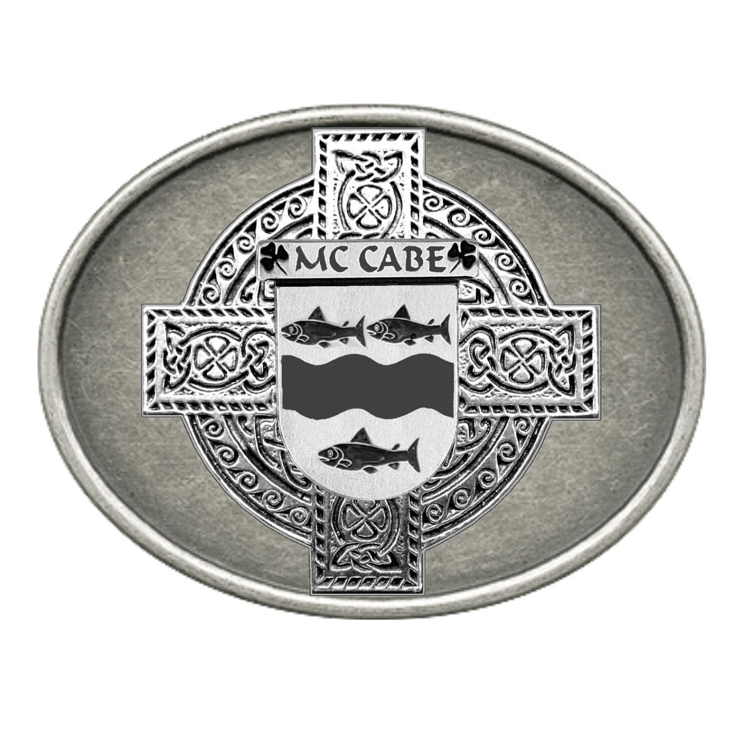 Mccabe Irish Coat of Arms Regular Buckle - Etsy Canada