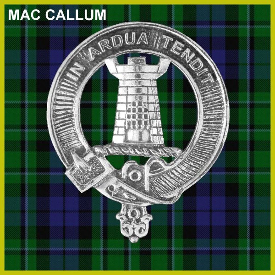 Maccallum Clan Crest Scottish Cap Badge CB02 - Etsy