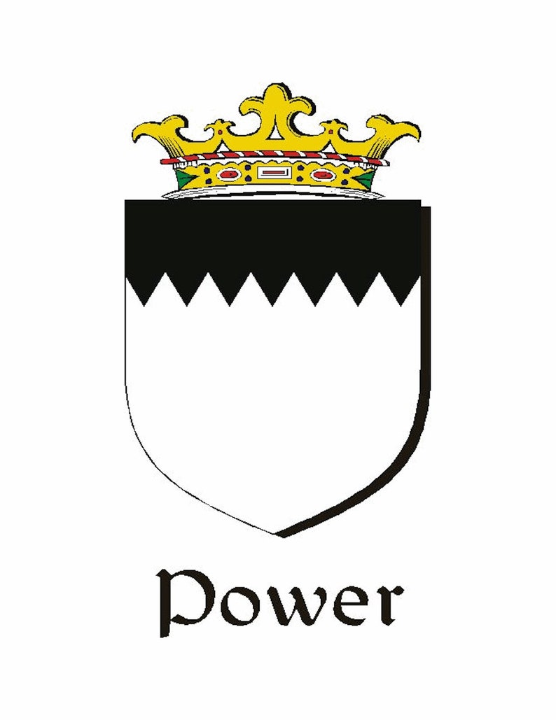 Powers Irish Coat of Arms Sporran, Genuine Leather - Etsy