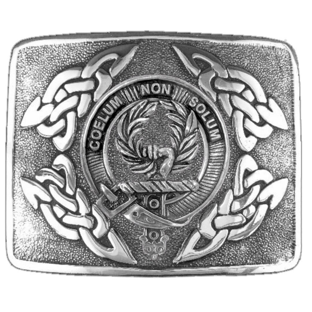 Stevenson Clan Crest Interlace Kilt Belt Buckle - Etsy
