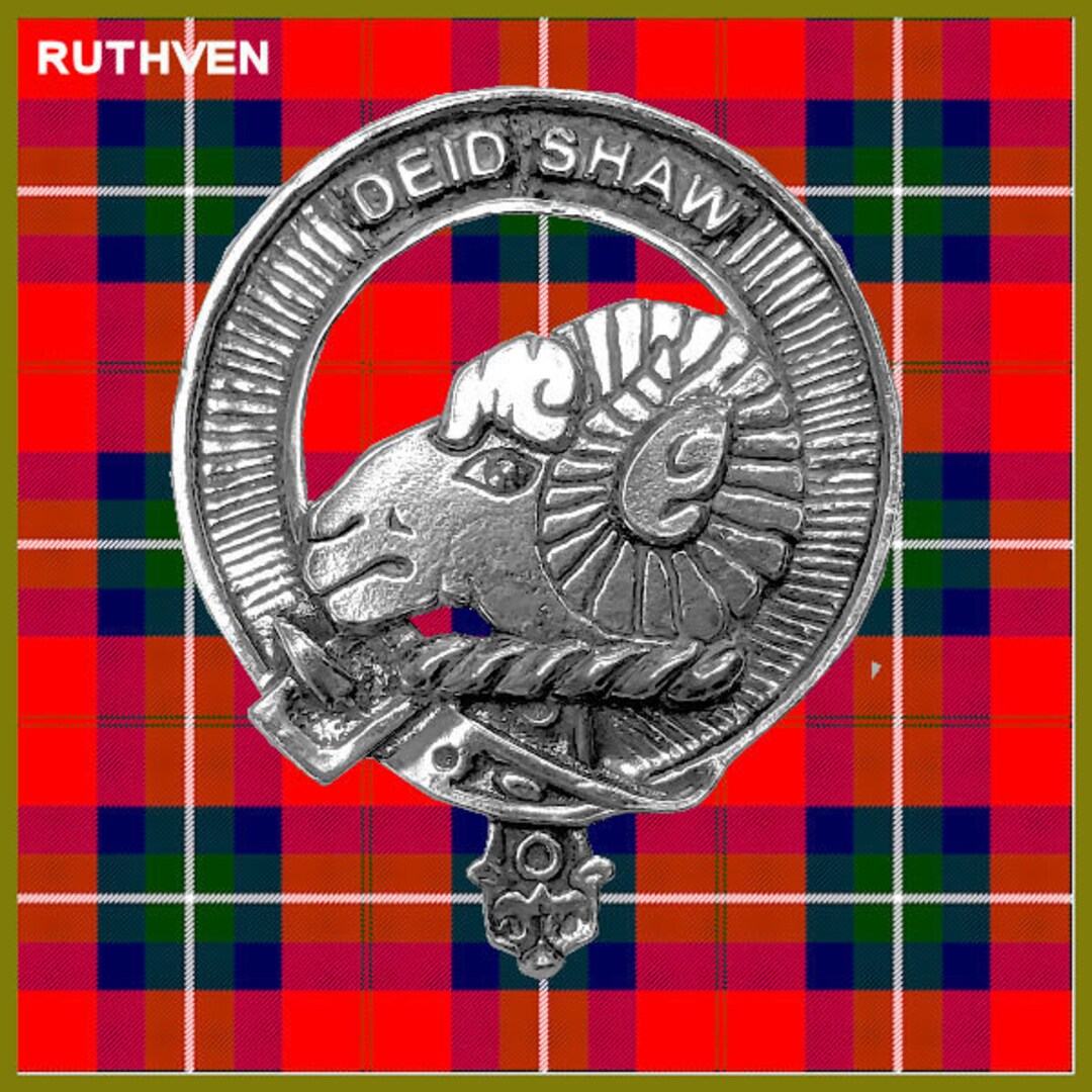 Ruthven Clan Crest Scottish Cap Badge CB02 - Etsy