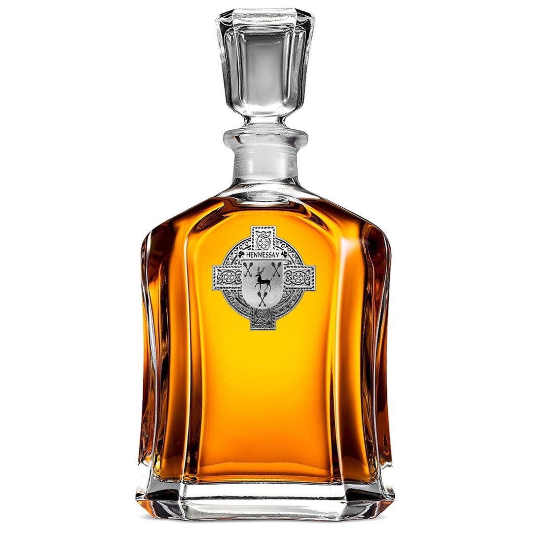 Hennessy Irish Dublin Coat of Arms Badge Decanter - Etsy