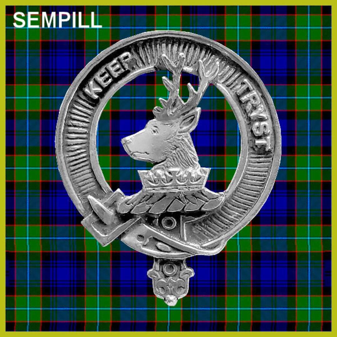 Sempill Clan Crest Scottish Cap Badge CB02 - Etsy