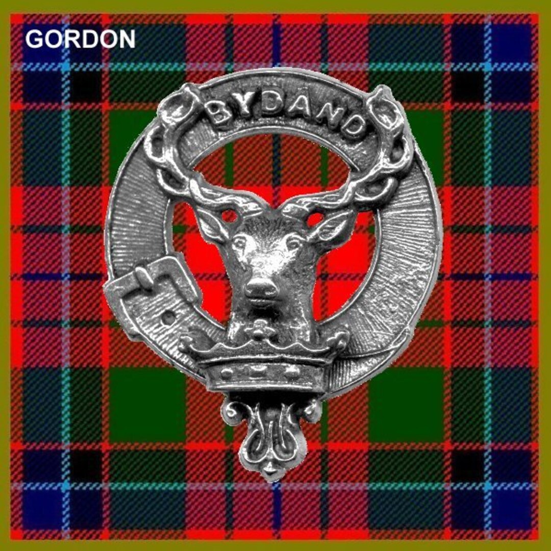 Gordon Clan Crest Scottish Pewter Cap Badge CB01 - Etsy