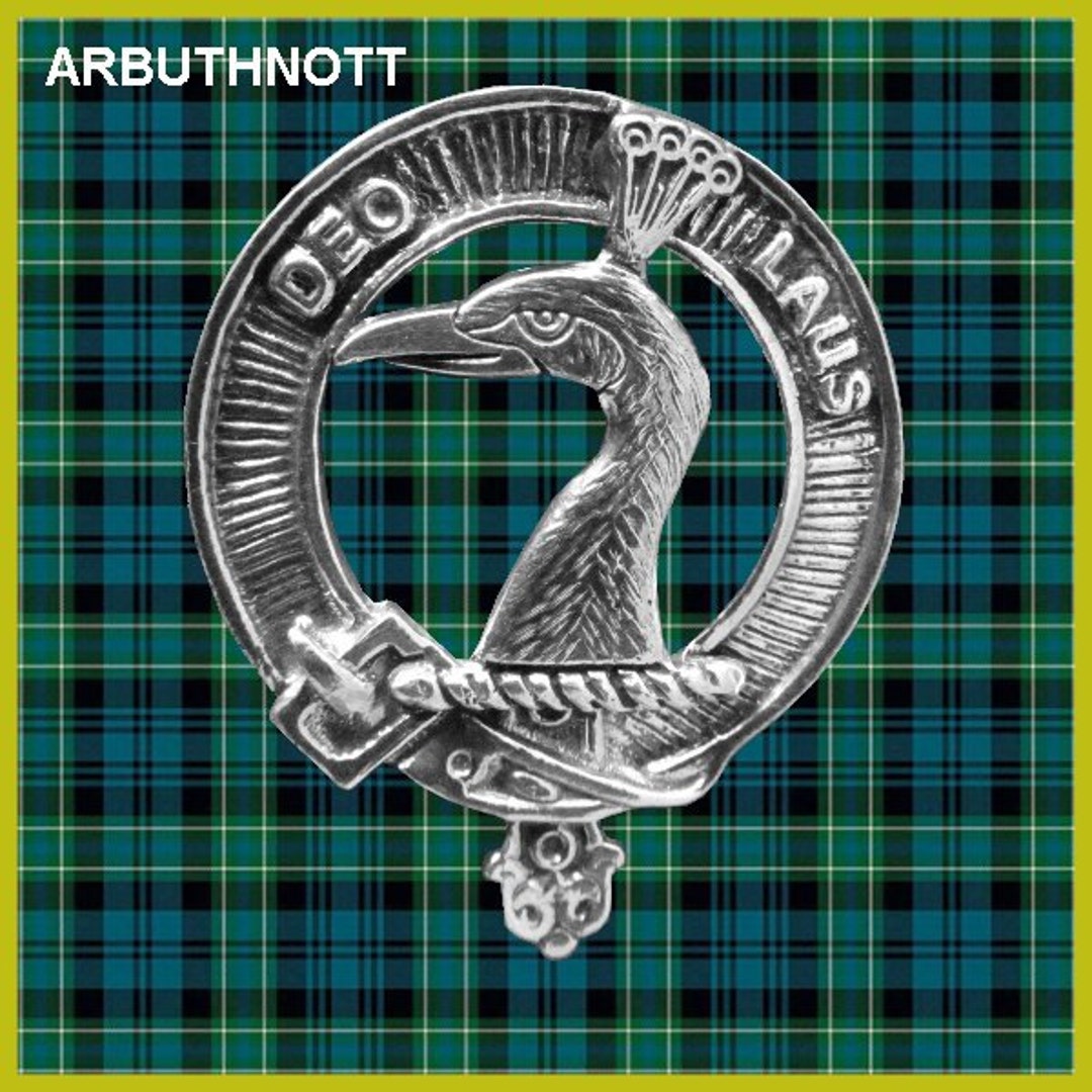 Arbuthnott Clan Crest Scottish Cap Badge CB02 - Etsy