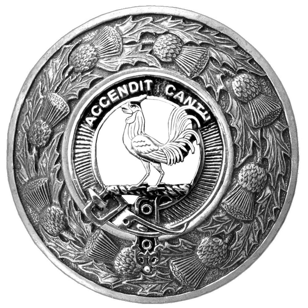 Cockburn Clan Badge Scottish Plaid Brooch - Etsy