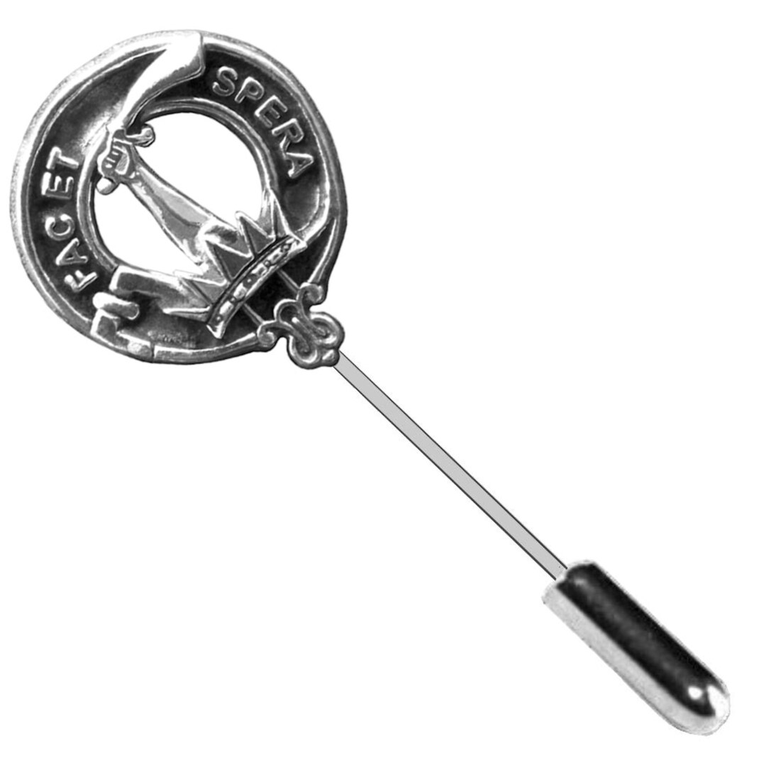 Matheson Clan Crest Stick or Cravat Pin, Sterling Silver - Etsy