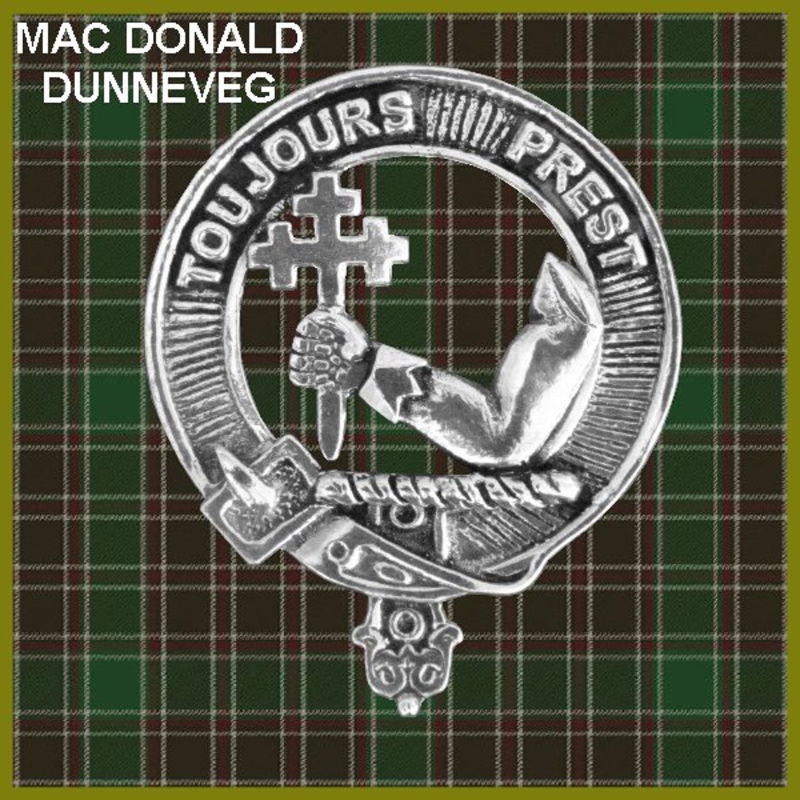 Macdonald Dunnyveg Clan Crest Scottish Cap Badge CB02 - Etsy UK
