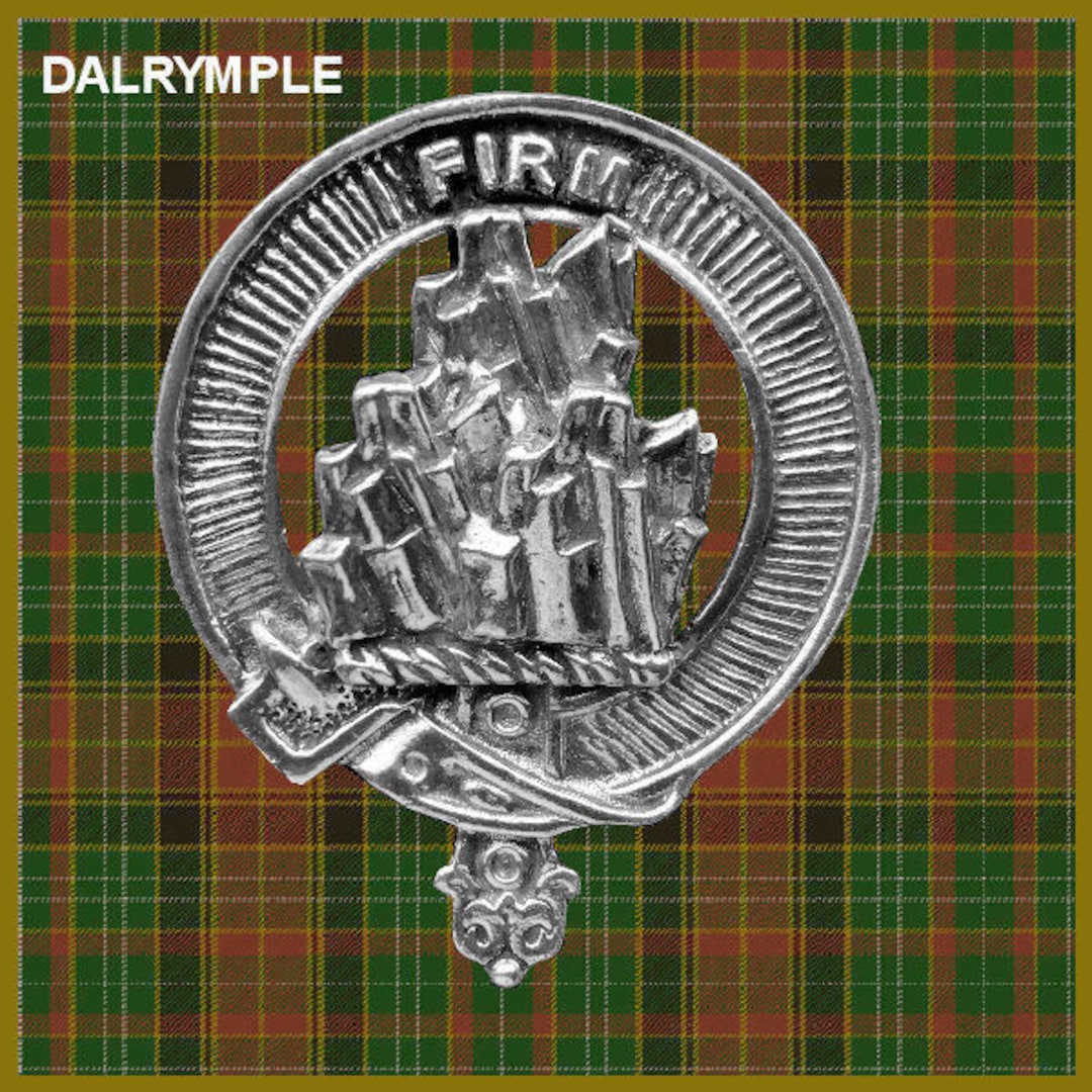 Dalrymple Clan Crest Scottish Cap Badge CB02 - Etsy