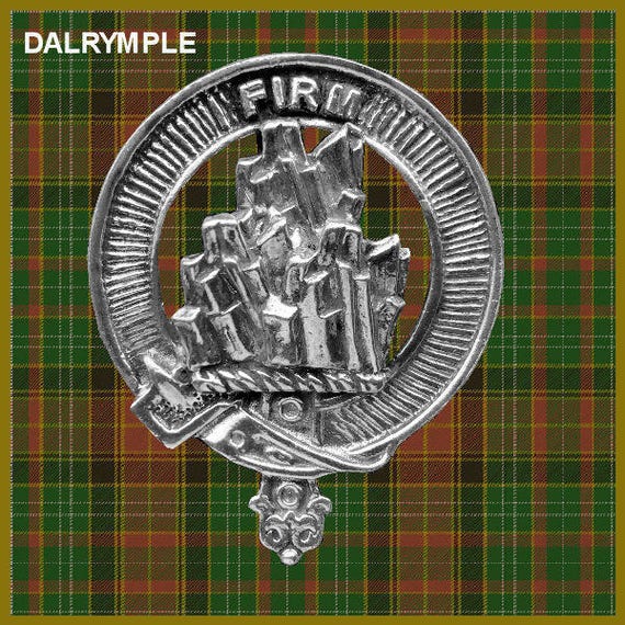 Dalrymple Clan Crest Scottish Cap Badge CB02 - Etsy