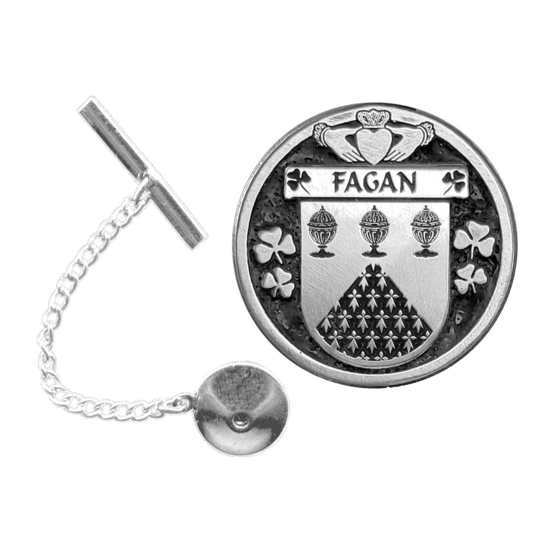 Fagan Irish Coat of Arms Disk Lapel Pin/ Tie Tack - Etsy