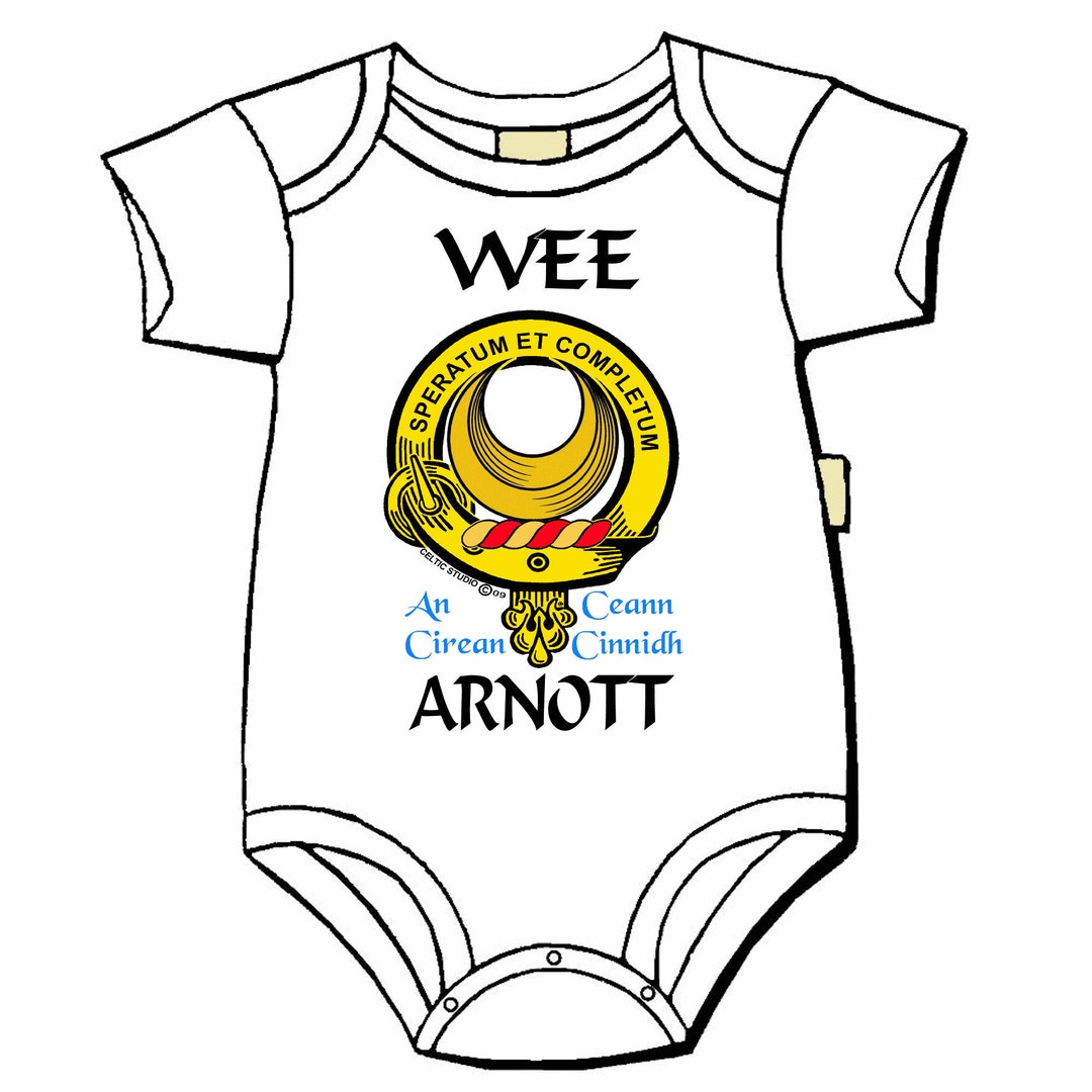 Arnott Scottish Clan Crest Baby Jumper - Etsy
