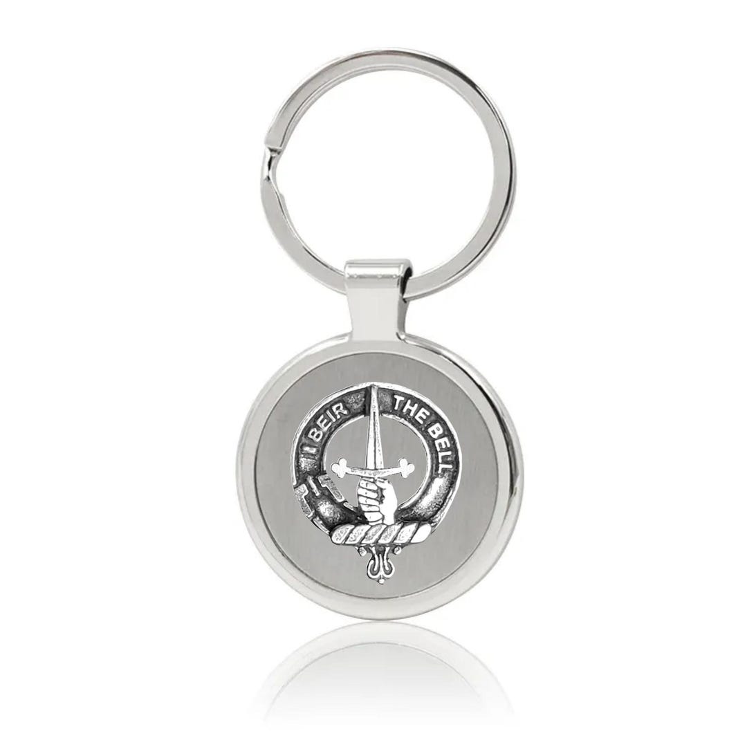 Bell Clan Crest Stainless Steel Key Ring - Etsy