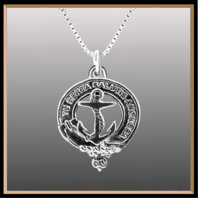 Gillespie Clan Crest Scottish Pendant CLP02 - Etsy