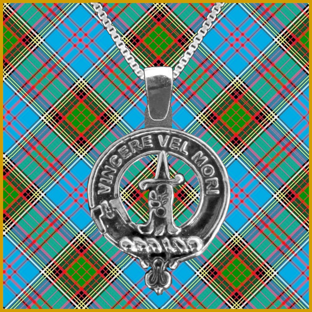 Macdowell Large 1" Scottish Clan Crest Pendant - Sterling Silver - Etsy