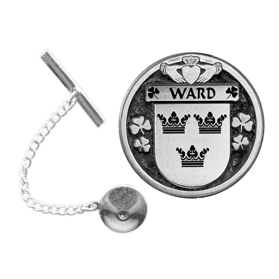 Ward Irish Coat of Arms Disk Lapel Pin/ Tie Tack - Etsy