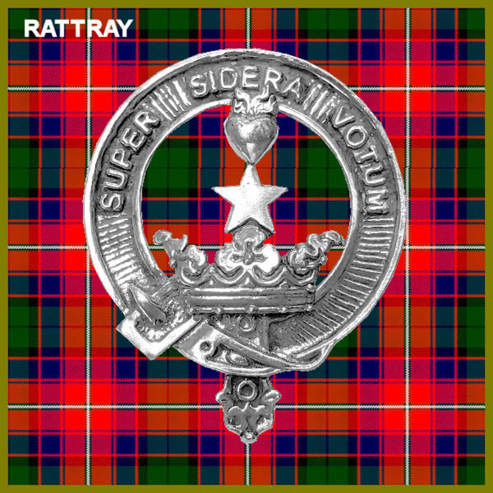 Rattray Scottish Clan Crest Badge Dress Fur Sporran - Etsy