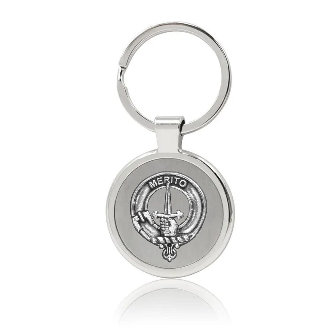 Dunlop Clan Crest Stainless Steel Key Ring - Etsy