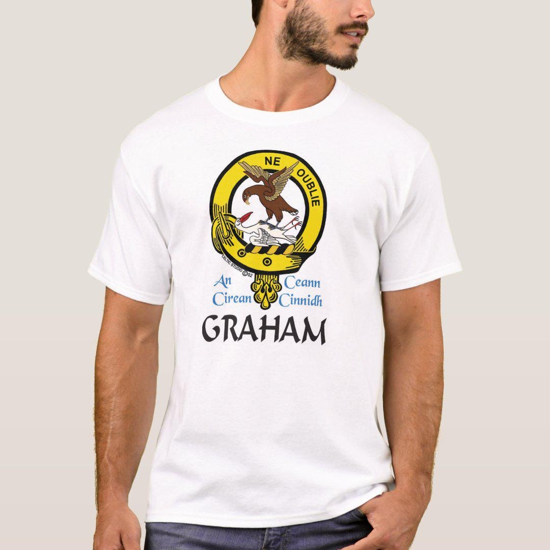 Graham Scottish Clan Crest Full T-shirt, Family Crest Shirt - Etsy