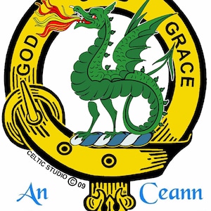 Crichton Clan Crest Scottish Cap Badge CB02 - Etsy