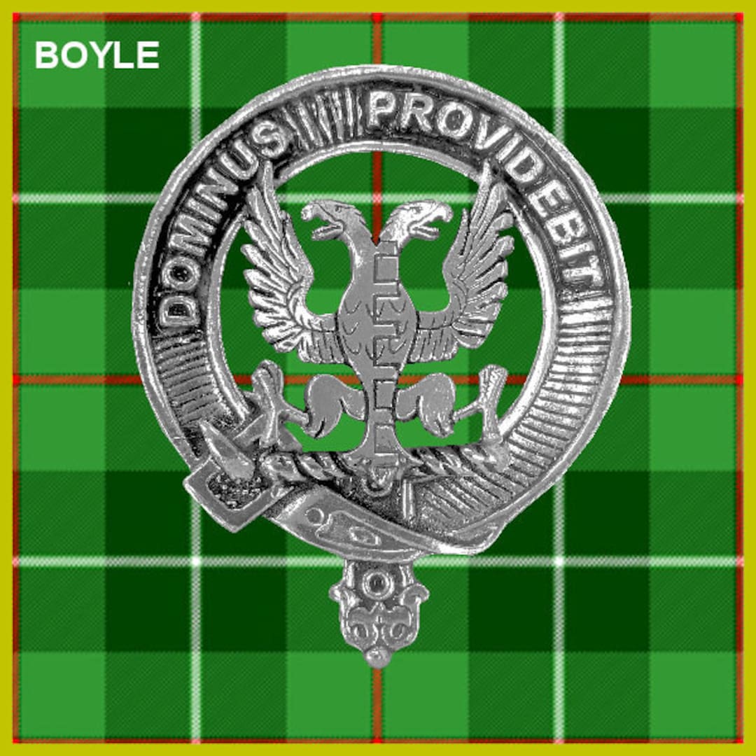 Boyle Clan Crest Scottish Cap Badge CB02 - Etsy