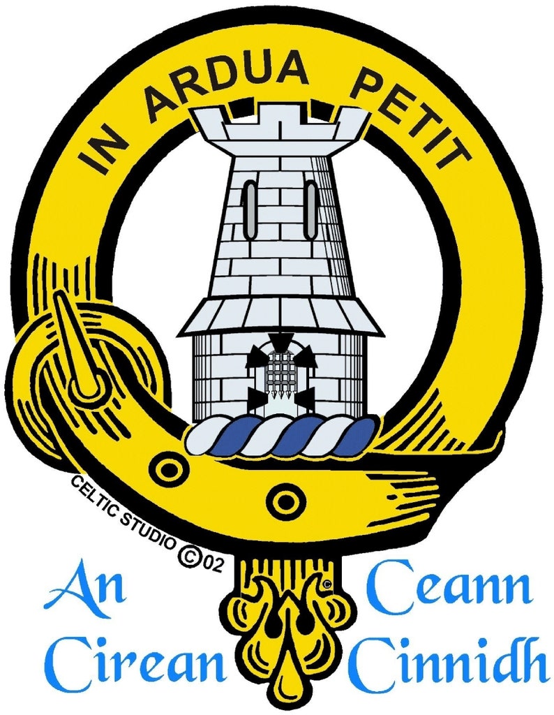 Malcolm Clan Crest Scottish Cap Badge CB02 - Etsy