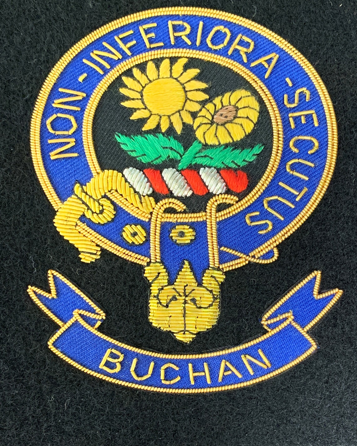 Buchan Scottish Clan Embroidered Crest | Etsy